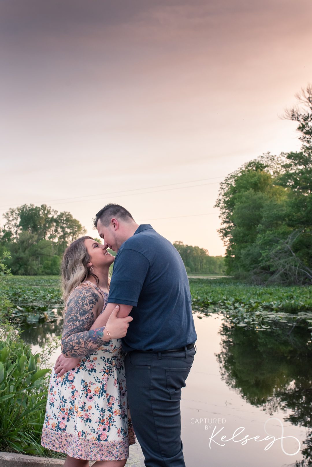 Sharon Mills Summer Engagement Session | Allie & James - Ann Arbor ...